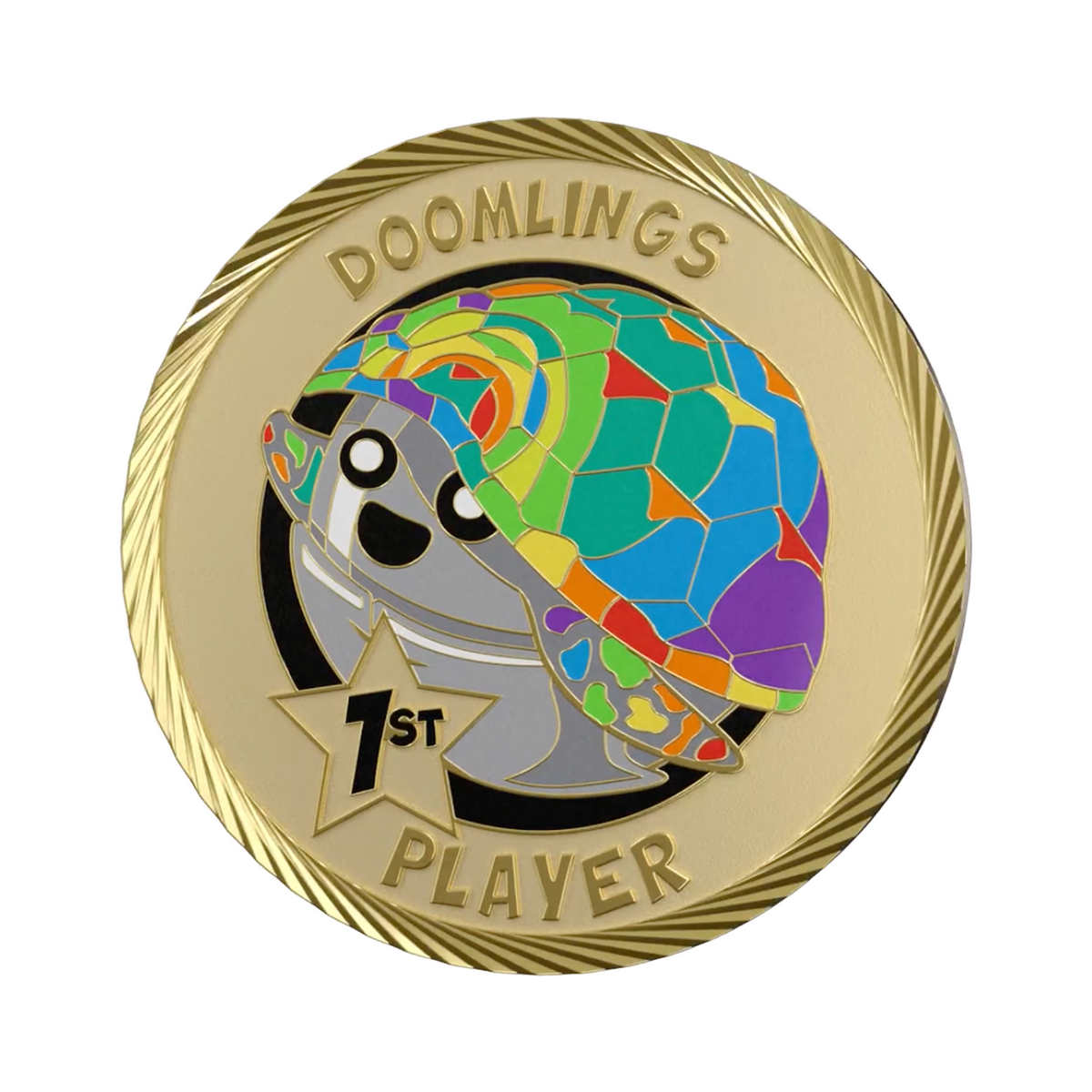 Doomlings | Rainbow Scutes 1st Player Medallion