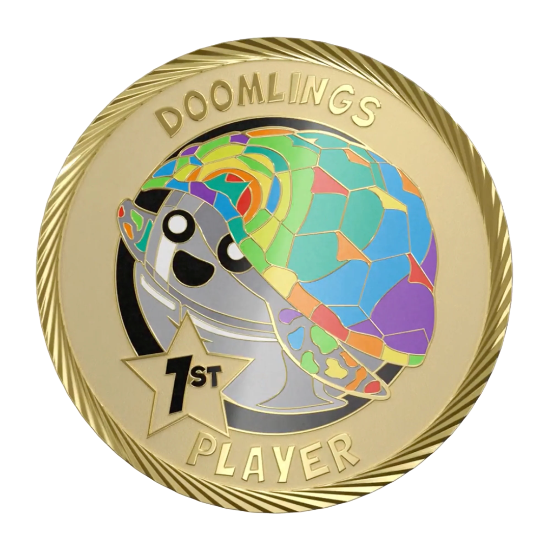 Doomlings | Rainbow Scutes 1st Player Medallion